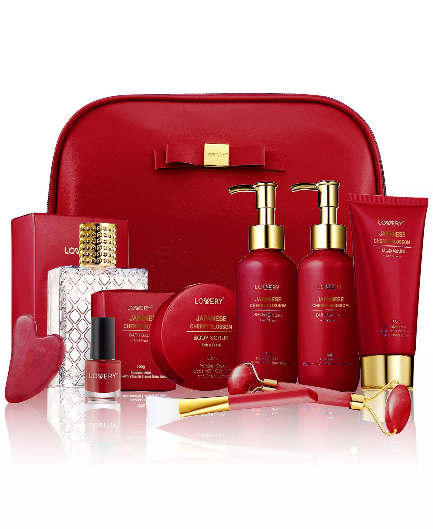 Lovery 11-Pc. Luxury Japanese Cherry Blossom Body Care Spa Gift Set ...